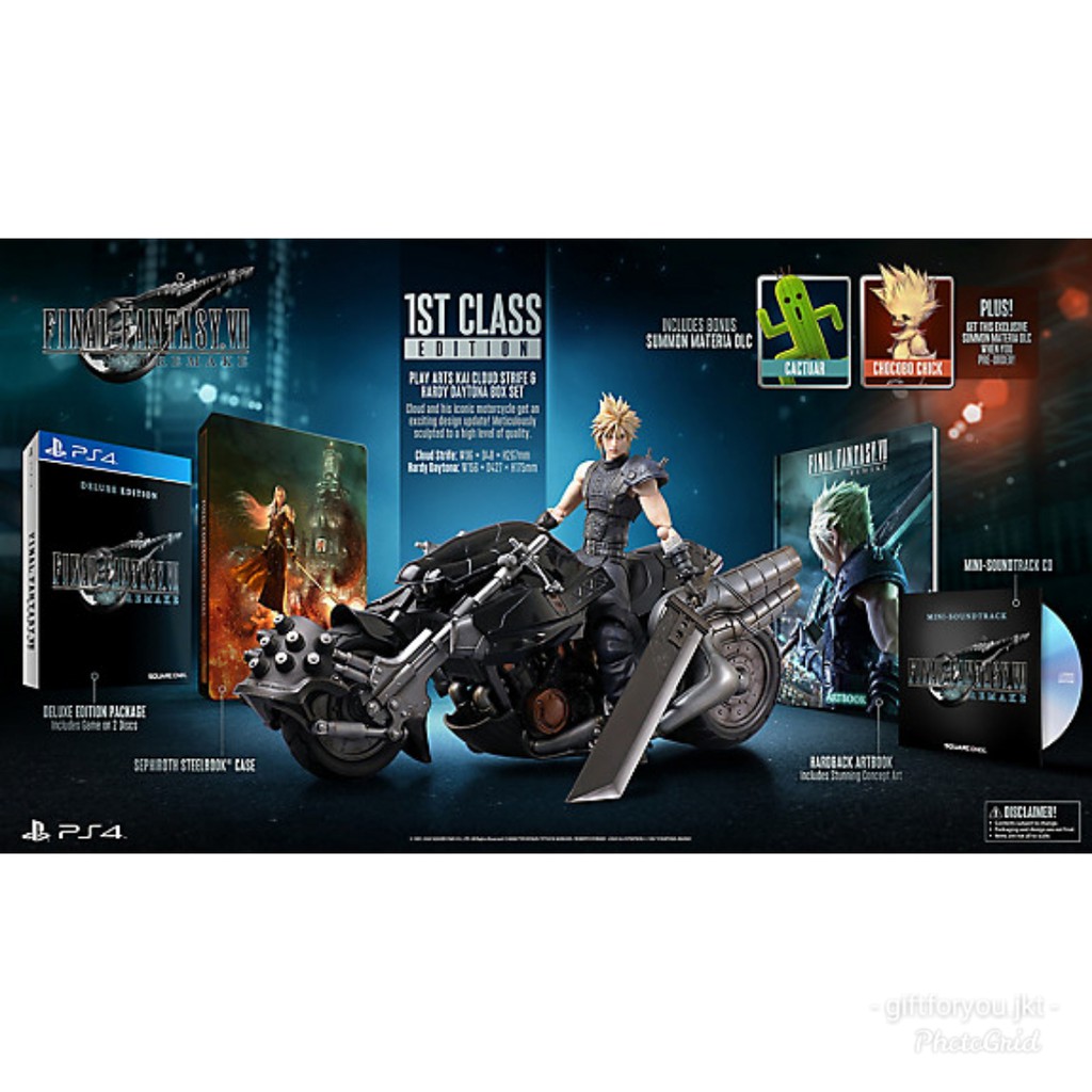Jual Final Fantasy VII Remake 1ST Class Edition Limited Original ...