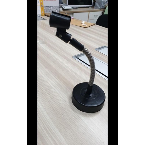 Jual stand mic meja spiral flexibel microphone | Shopee Indonesia