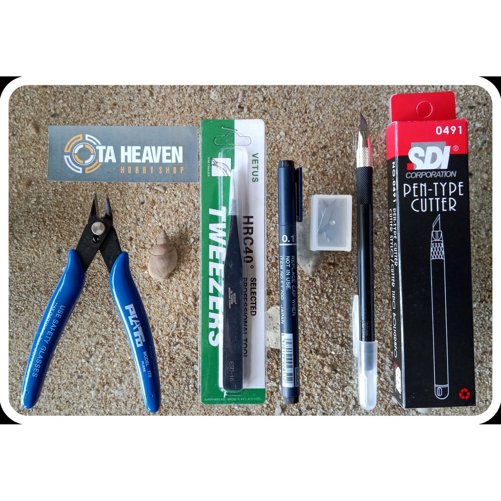 Jual Gunpla Basic Tool Set - Alat Rakit Gundam Model Kit Tool | Shopee ...