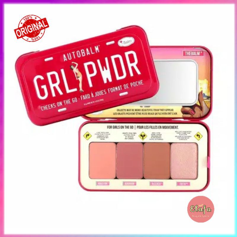 Jual theBalm AutoBalm GRL PWDR Blush On - 100% Original, BPOM | Shopee Indonesia