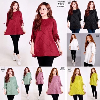 Jual Baju BLOUSE Atasan Wanita JUMBO LD 120cm Big Size OVERSIZE KATUN ...