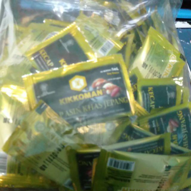 Kikkoman Kecap Asin khas Jepang Shoyu Halal Sachet ( 100 x 5ml ...