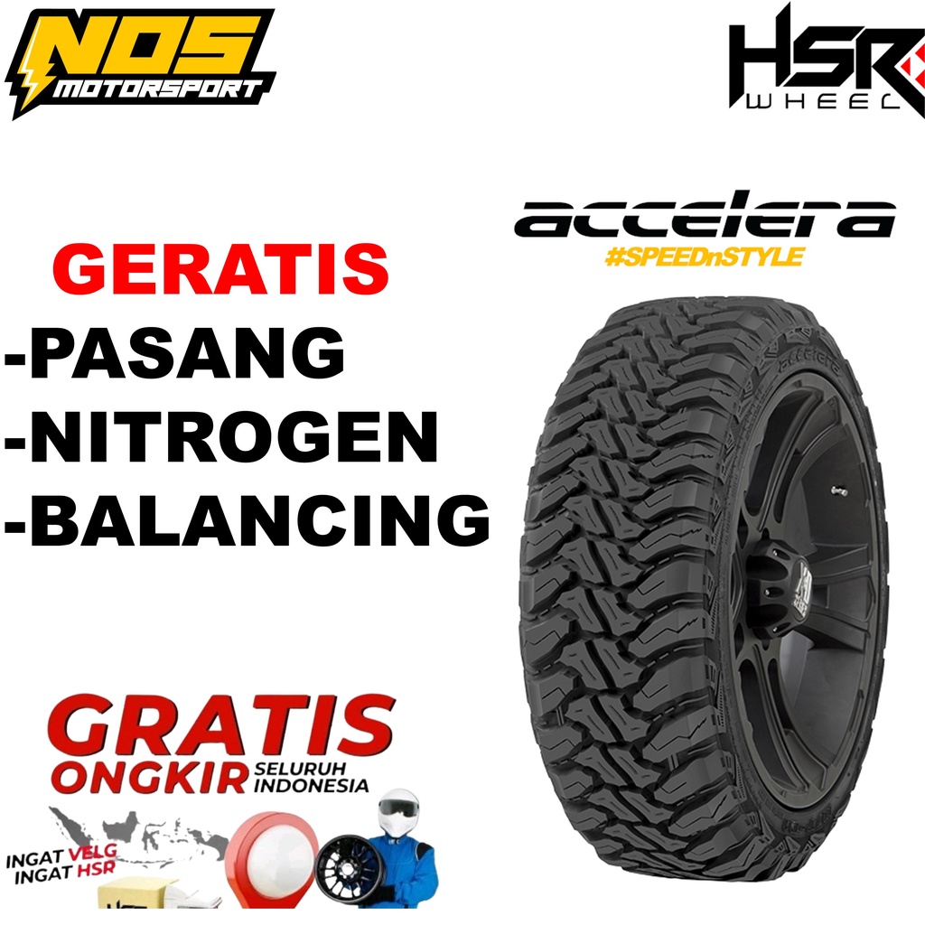 Jual BAN MOBIL RING 15 MT UKURAN ACCELERA M/T-01 33 12,5 R15 BAN TUBLES ...