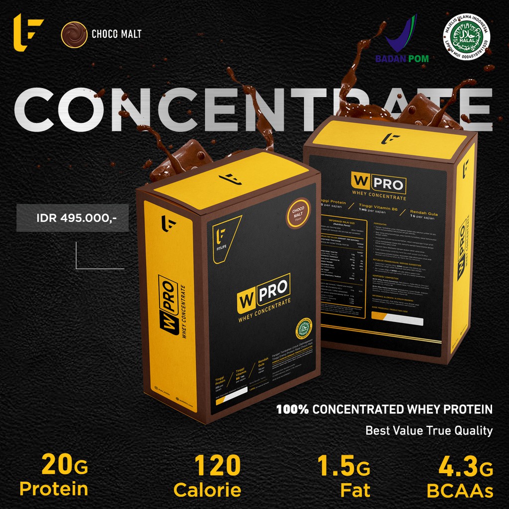 FITLIFE WPRO ISO 1,5kg Whey Protein Isolate Concentrate DPRO MPRO ...