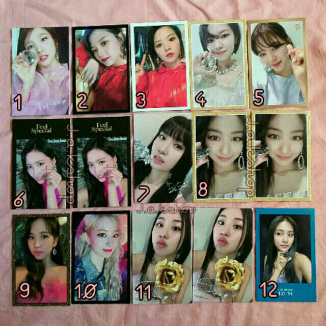 Jual OFFICIAL TWICE PHOTOCARD 8th MINI ALBUM KPOP FEEL SPECIAL NAYEON JUNGYEON MOMO JIHYO MINA ...
