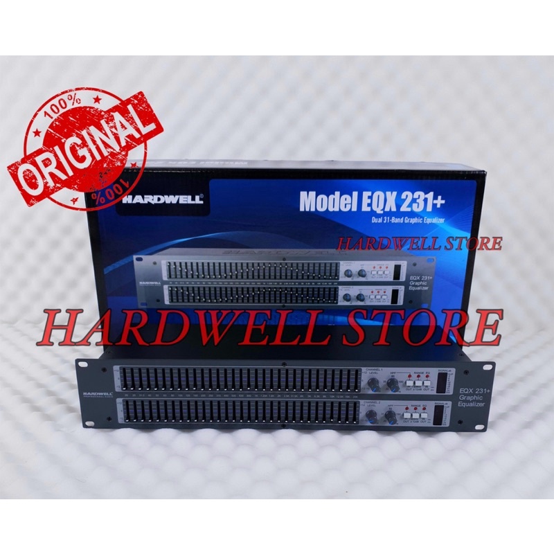 Jual Equalizer Hardwell EQX 231+ With Subwoofer Output Original Equalizer Terbaik | Shopee Indonesia