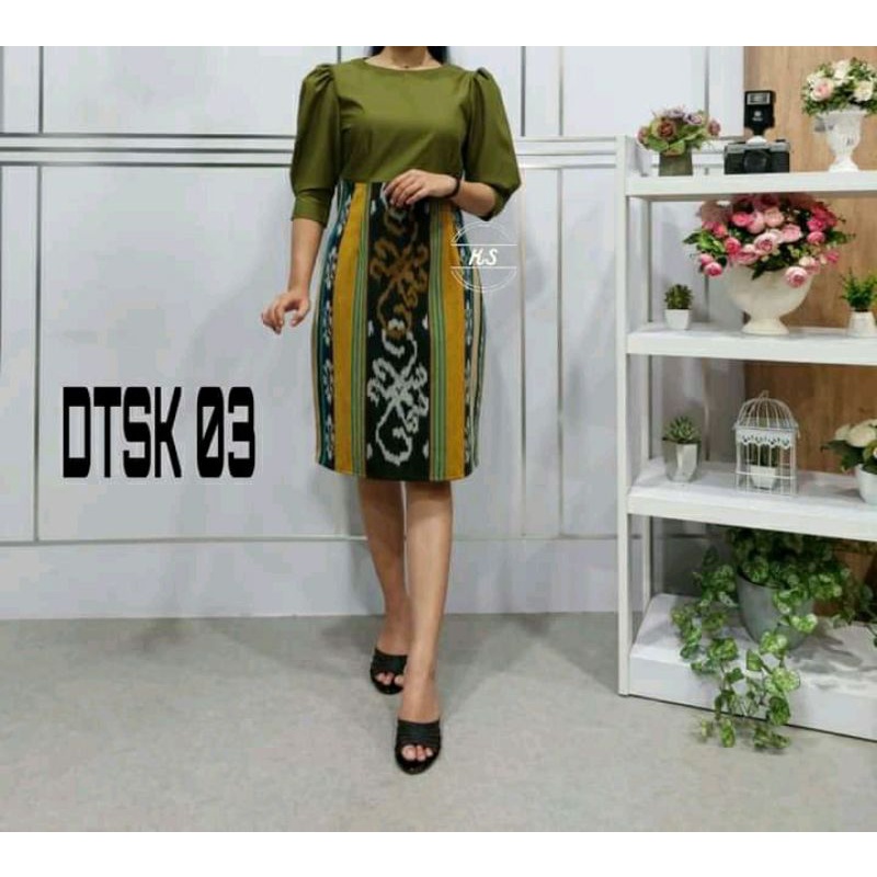 Jual DTSK SPAN/DRESS TENUN MIX TOYOBO/DRESS MODEL SPAN/DRESS TENUN ...