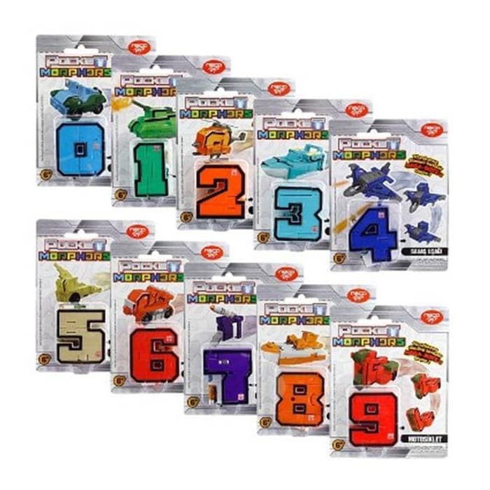 Jual EMCO Mega Botz Pocket Morphors Morphers Numbers Original dijual ...