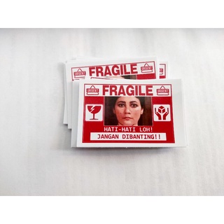 Jual STIKER FRAGILE URGENT SUSANA PECAH BELAH /STIKER LUCU MURAH ...