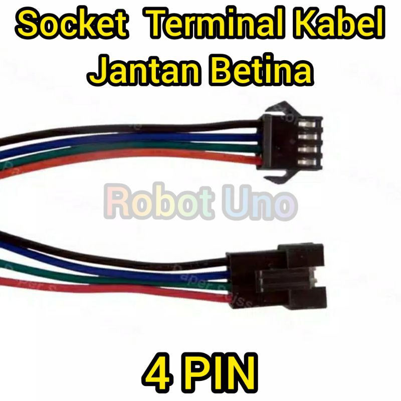 Jual Socket Terminal 4 PIN Jantan Betina | Shopee Indonesia