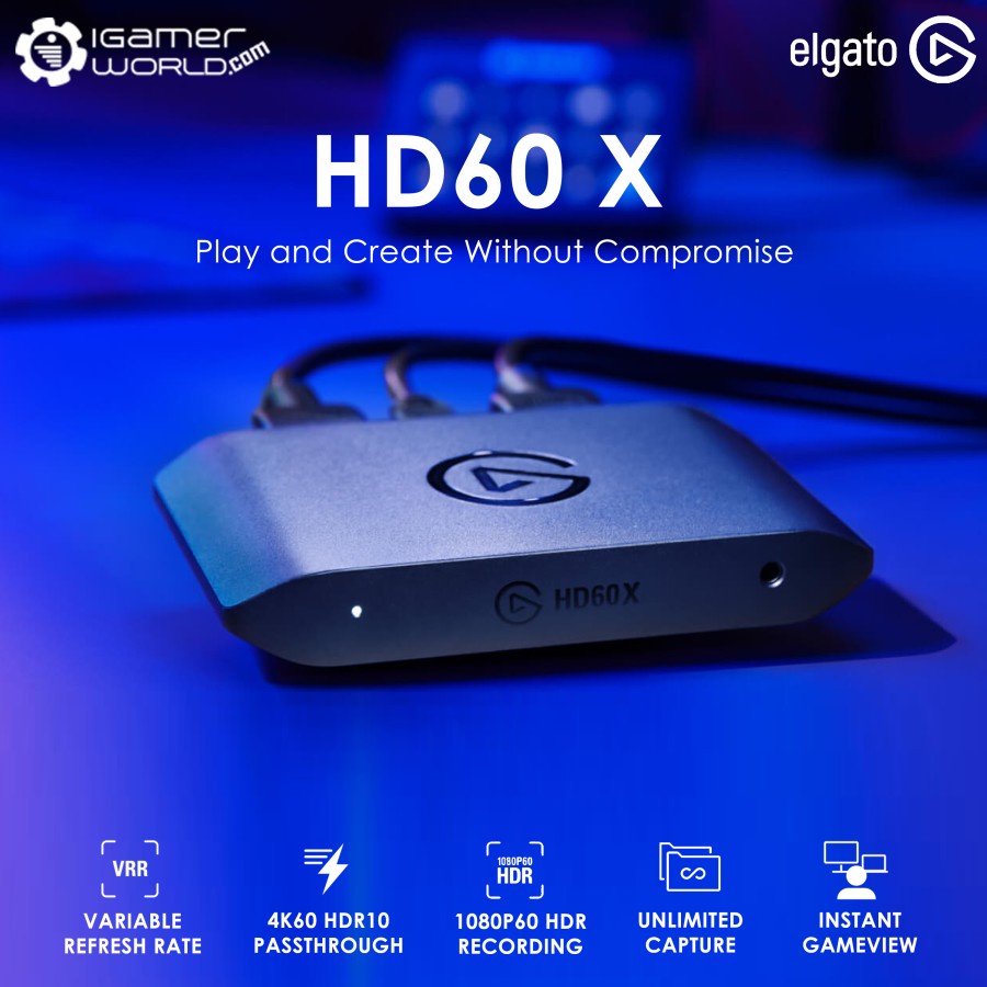 Jual elgato HD60 X / HD60X 4K60 HDR10 1080p60 Game Capture for ...