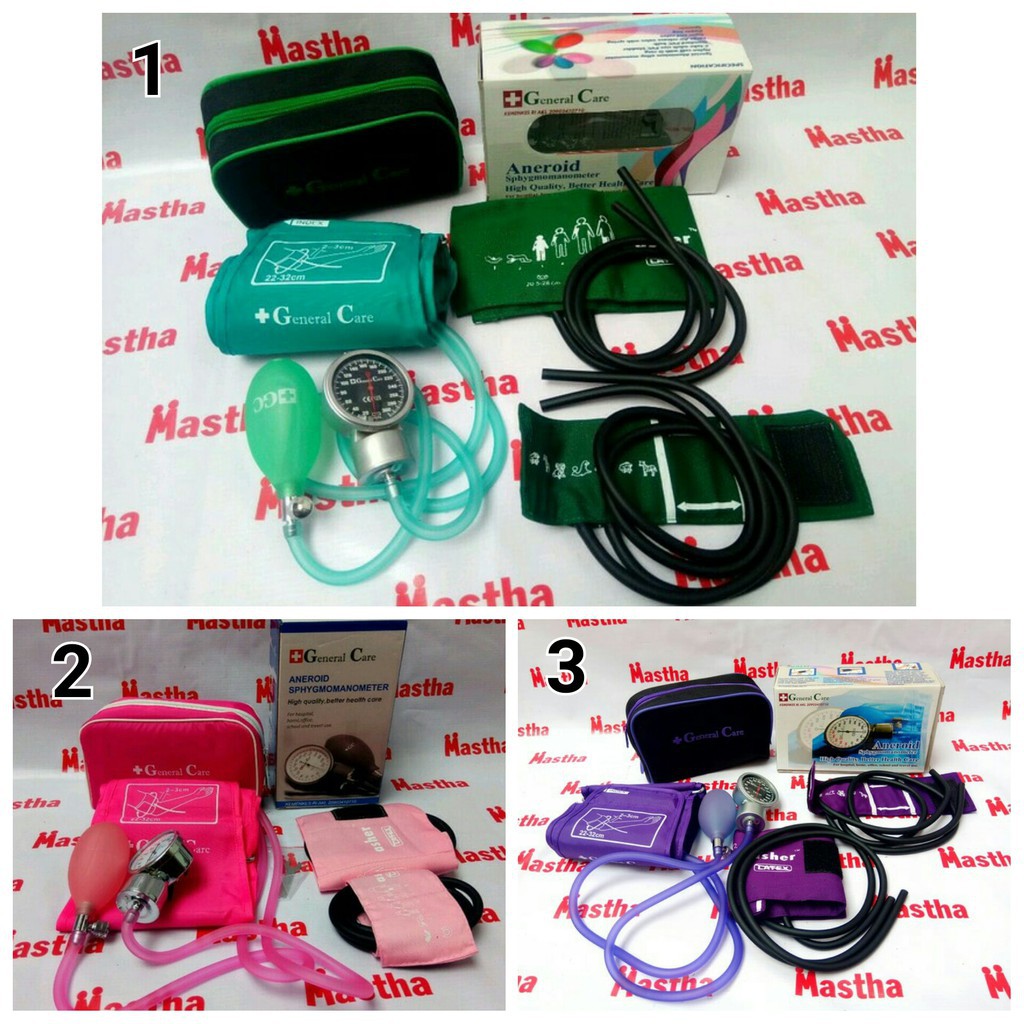 Jual Paket Tensi Tensimeter Jarum Pegas Analog Aneroid Manset Bayi+Anak ...