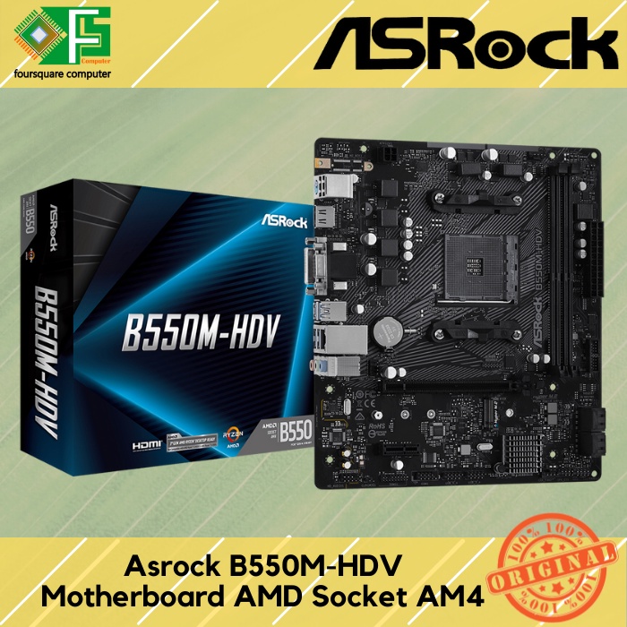 Jual Motherboard ASRock B550M-HDV /ASRock B550M HDV | Mootherboard AMD ...