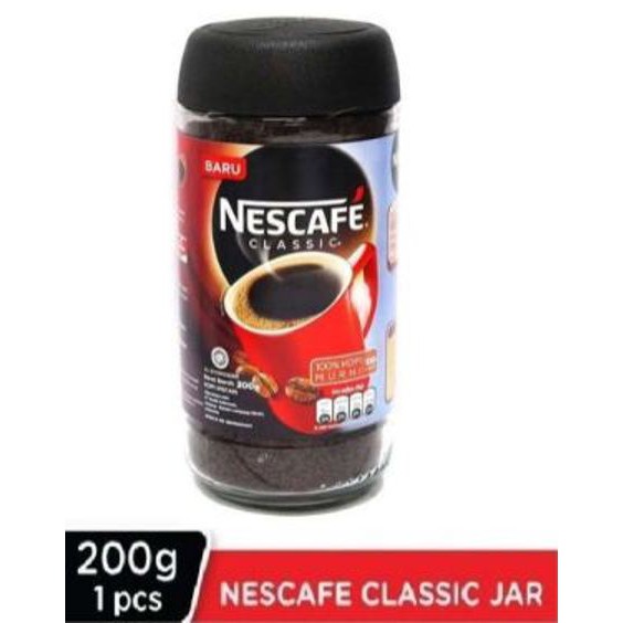 Jual Nescafe Classic Jar 200gr 200 gr 200g 200 g 200gram 200 gram ...