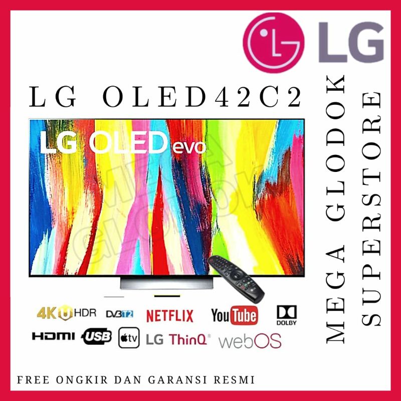 Jual LG 42C2 OLED EVO TV 42 INC UHD 4K SMART TV 42C2PSA OLED42C2PSA ...