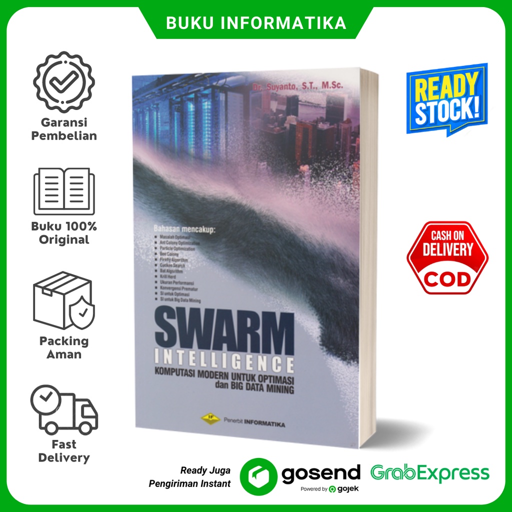 Jual Buku Swarm Intelligence (Komputasi Modern Untuk Optimasi & Big ... Jual Buku Swarm Intelligence (Komputasi Modern Untuk Optimasi & Big ...