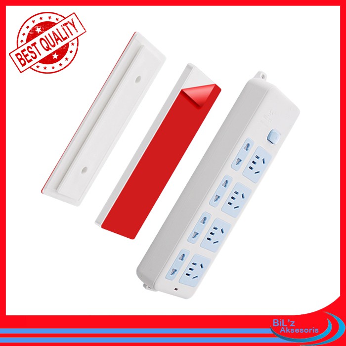 Jual HST01 Holder Stop Kontak Dinding Anti Paku Bor Tempat Colokan ...