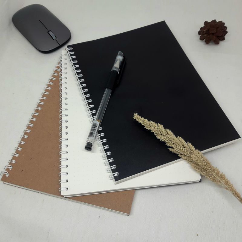 Jual Notebook Jurnal Bookpaper A5 Garis/Line Kotak/Grid Titik/Dotted ...