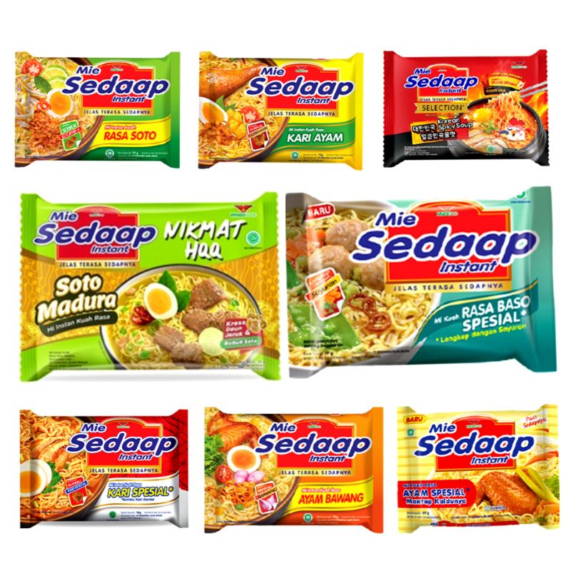 Jual Mie Sedaap Kuah Mie Instan All Variant | Shopee Indonesia