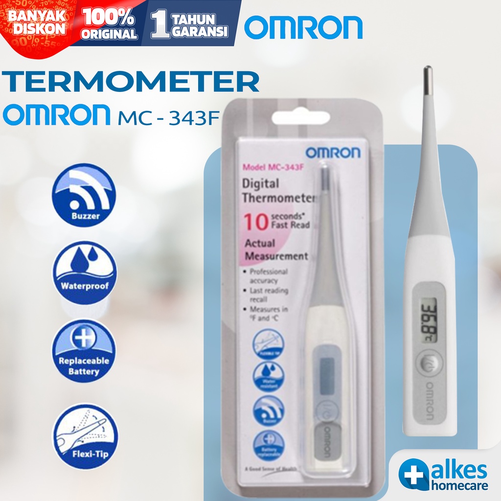 Jual Thermometer Digital Omron MC-343F - Termometer Ketiak - Omron ...
