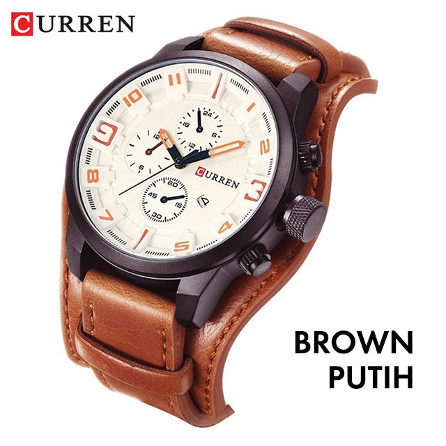 Jual Jam Tangan Pria CURREN 8225 Chrono Tidak Aktif | Shopee Indonesia