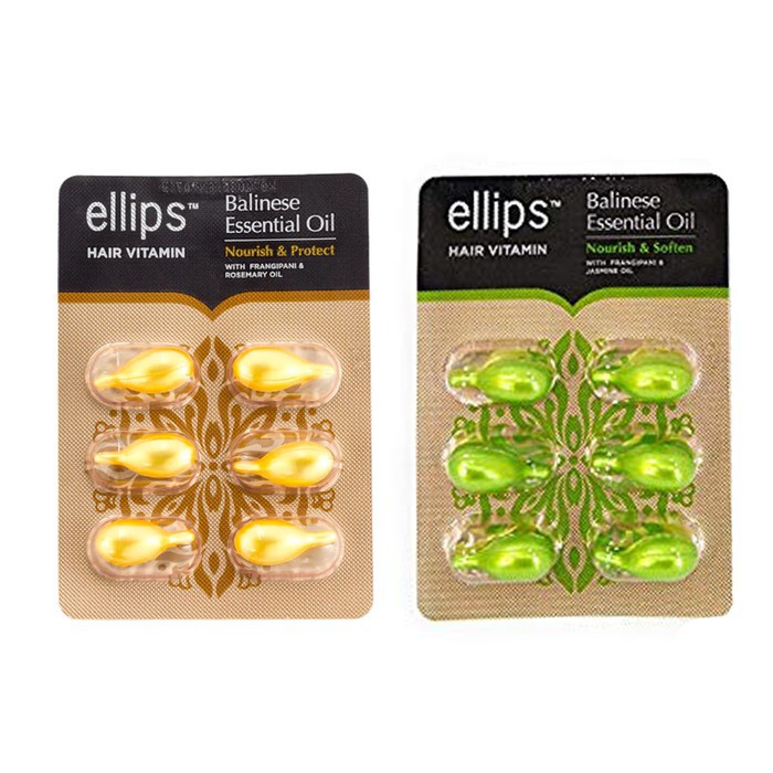 Jual Ellips Hair Vitamin Balinese Essential Oil Blister ( 6 Caps ...