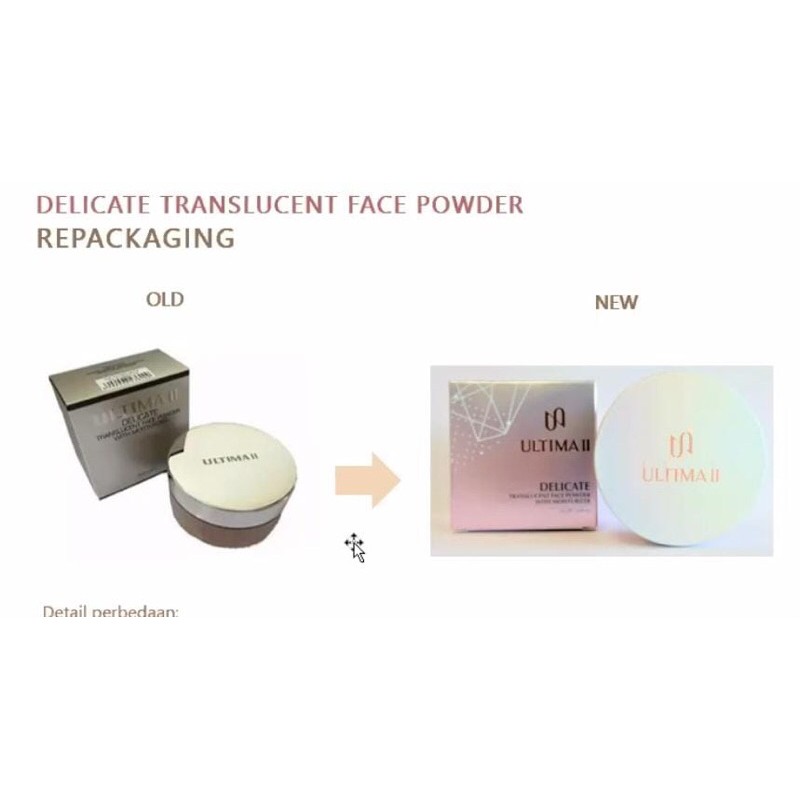 Ultima II Delicate translucent face powder full size | Shopee Indonesia