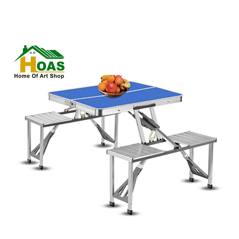 Jual Hoas Meja Koper Lipat Meja Portable Plus Kursi Meja Lipat Untuk ...