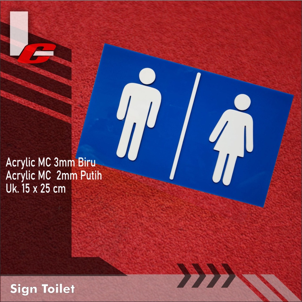 Jual Akrilik Logo-sign Toilet Pria/Wanita | Shopee Indonesia