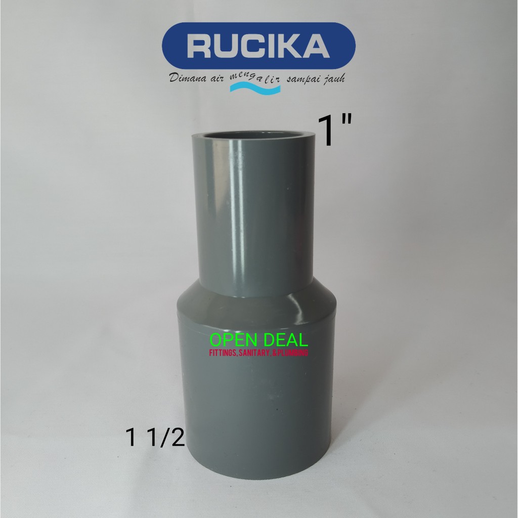 Jual Vlok Sok AW 1 1/2 x 1 in RUCIKA / Plok Sok PVC / Reducer Sock 1 1/ ...