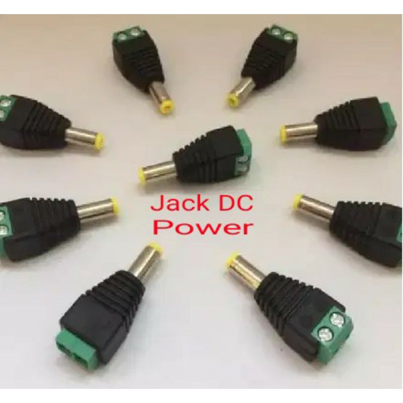 Jual Jack Konektor DC Male Power Untuk CCTV Indonesia|Shopee Indonesia