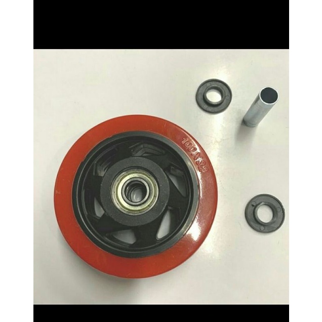 Jual roda pu wheel 4 inch roda well 4" pu roda pu whell 4 inch roda pu ...