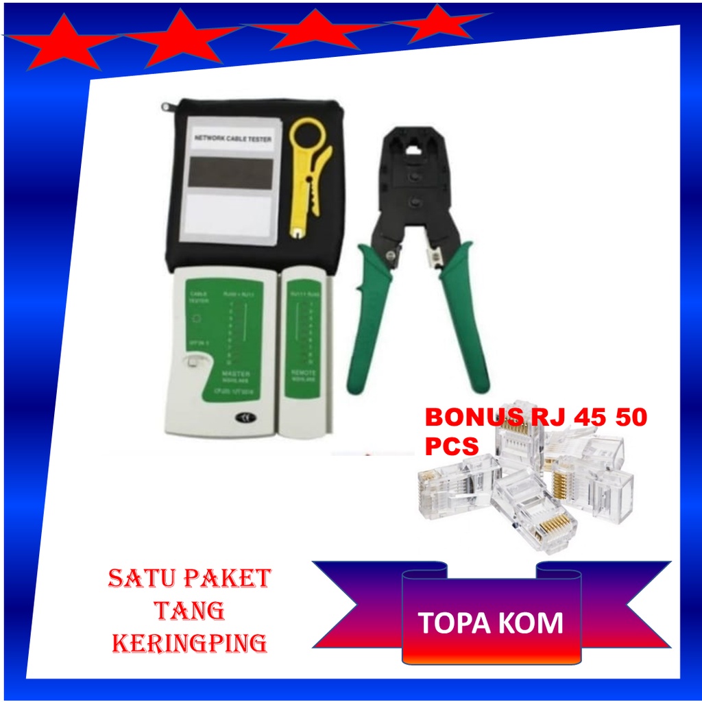 Jual 1 PAKET ALAT Tang Crimping Tool Rj45 dan Lan Tester PAKET ALAT ... Jual 1 PAKET ALAT Tang Crimping Tool Rj45 dan Lan Tester PAKET ALAT ...