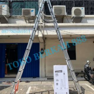 Jual Tangga Teleskopik 8 Meter Double Merk Liveo LV228, Tangga ...