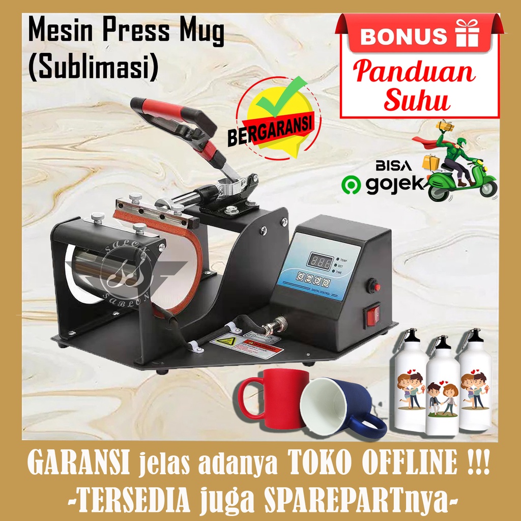Jual Mesin Press Mug / Press Gelas Standar | Shopee Indonesia
