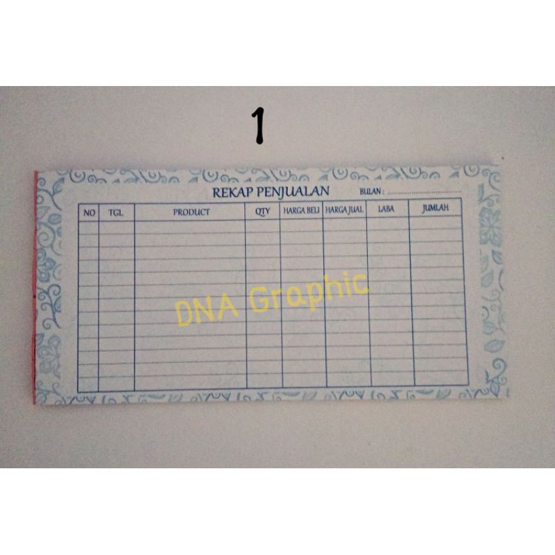 Jual Buku rekap penjualan online termurah biru | Shopee Indonesia