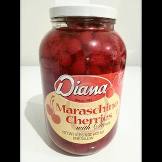 Jual Diana Red Maraschino Cherries / Cherry Merah Tangkai | Shopee ...