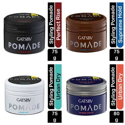 Jual Gatsby Pomade Hair Styling Wax (Perfect Rise, Supreme Hold, Urban ...