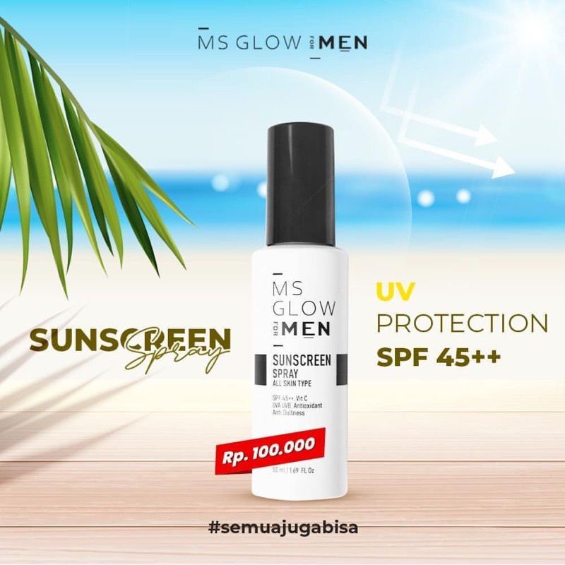 Jual SUNSCREEN MS GLOW MEN | Shopee Indonesia