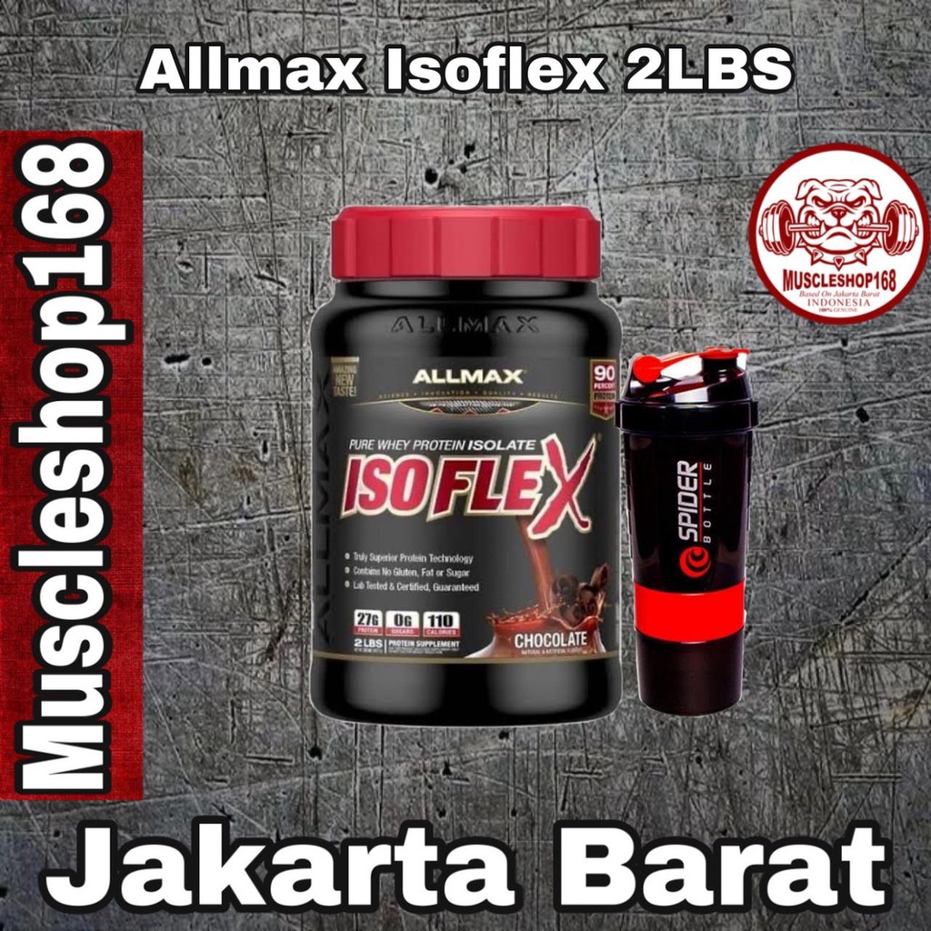 Jual Allmax Isoflex 2lbs Whey Protein Isolate All Max Isoflex 2 lbs ...