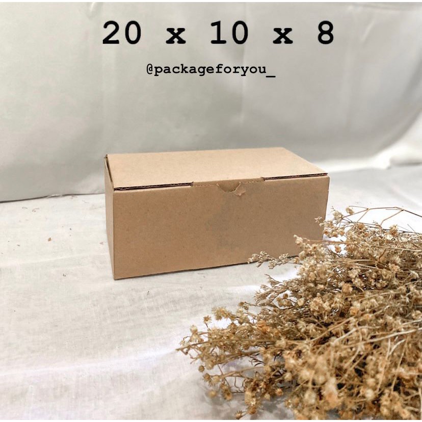 Jual Box/Mini Box/Dus Die Cut 20x10x8 cm Pizza Packaging Polos Olshop ...