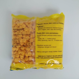 Jual Vitamin B Complex Pil Isi 1000 Tablet Obat Multivitamin ...