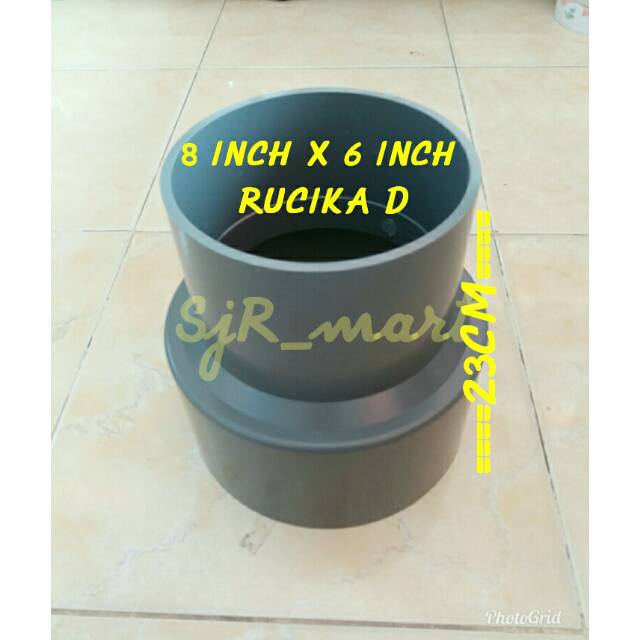 Jual INCREASER Pipa 6 x 8 Inch RUCIKA / REDUCER Pipa 8" × 6" Inch ...