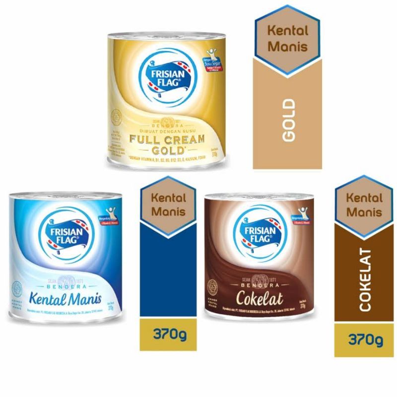 Jual Susu Frisian Flag SKM Putih/ Coklat 370 g | Shopee Indonesia