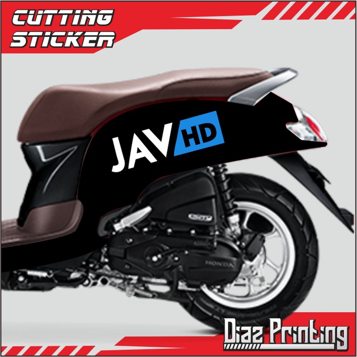 Jual Stiker cutting Jav HD Sticker Body Motor Unik Indonesia|Shopee ...