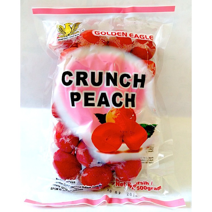 Jual Manisan Buah Merah Persik Dewa / Golden Eagle Crunch Peach 500g ...