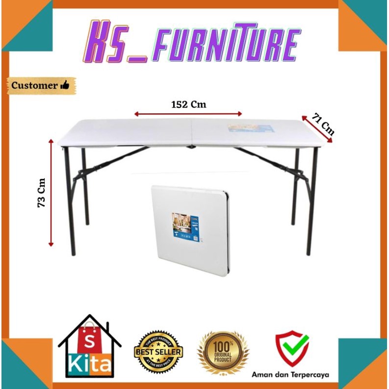 Jual meja taman/meja lipat/meja serbaguna/meja makan/meja camping/meja ...