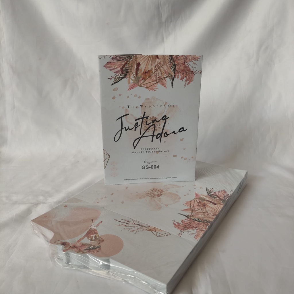 Jual GS 004 Blangko Undangan KOSONGAN Griya Blangko SILVER | Shopee Indonesia