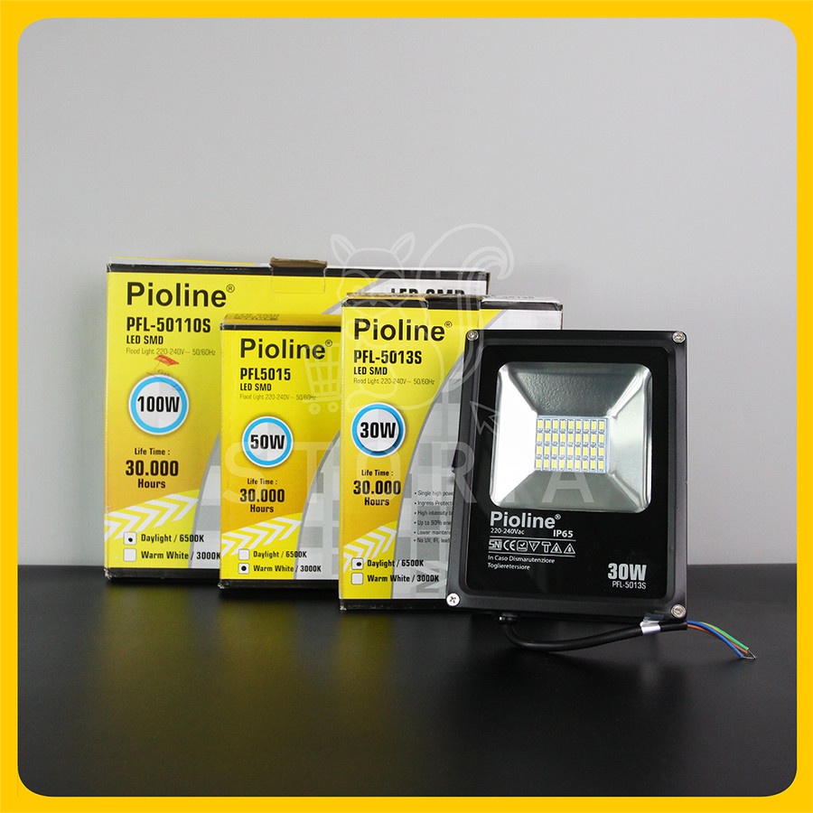 Jual Kap Sorot Lampu Sorot Led Floodlight Pioline 50W Indonesia|Shopee Indonesia