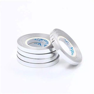 Jual pita balon / tali balon foil metalik silver gold kilat per roll (5 ...